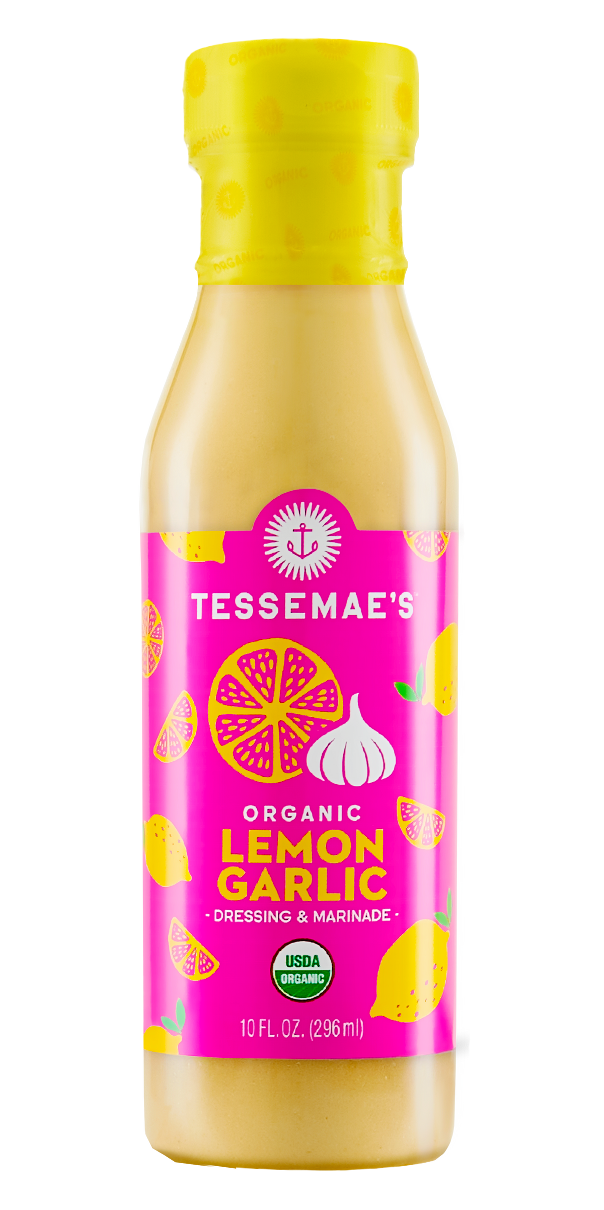 Organic Lemon Garlic Vinaigrette | Tessemae's Organic Lemon Garlic ...
